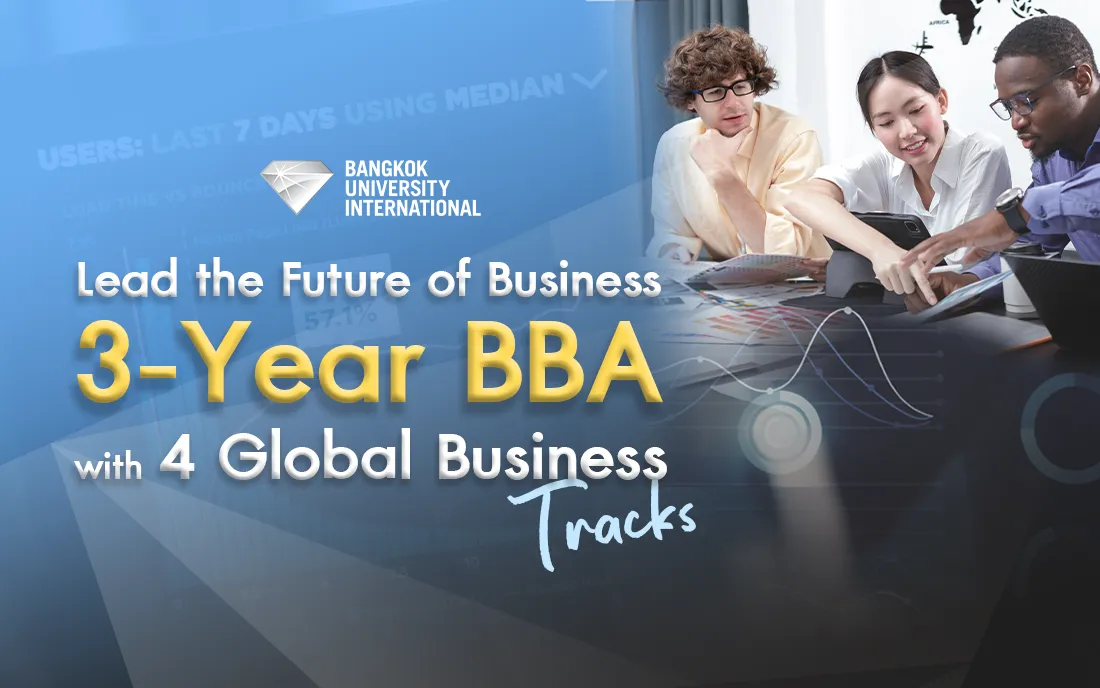 Lead the Future of Business 3-Year BBA with 4 Global Business Tracks ...